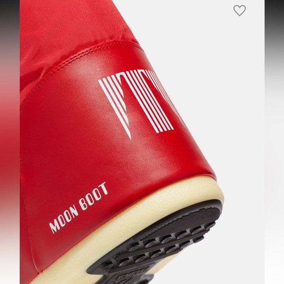 Moon Boot | Shoes | Nwt Icon Red Nylon Moonboots | Poshmark